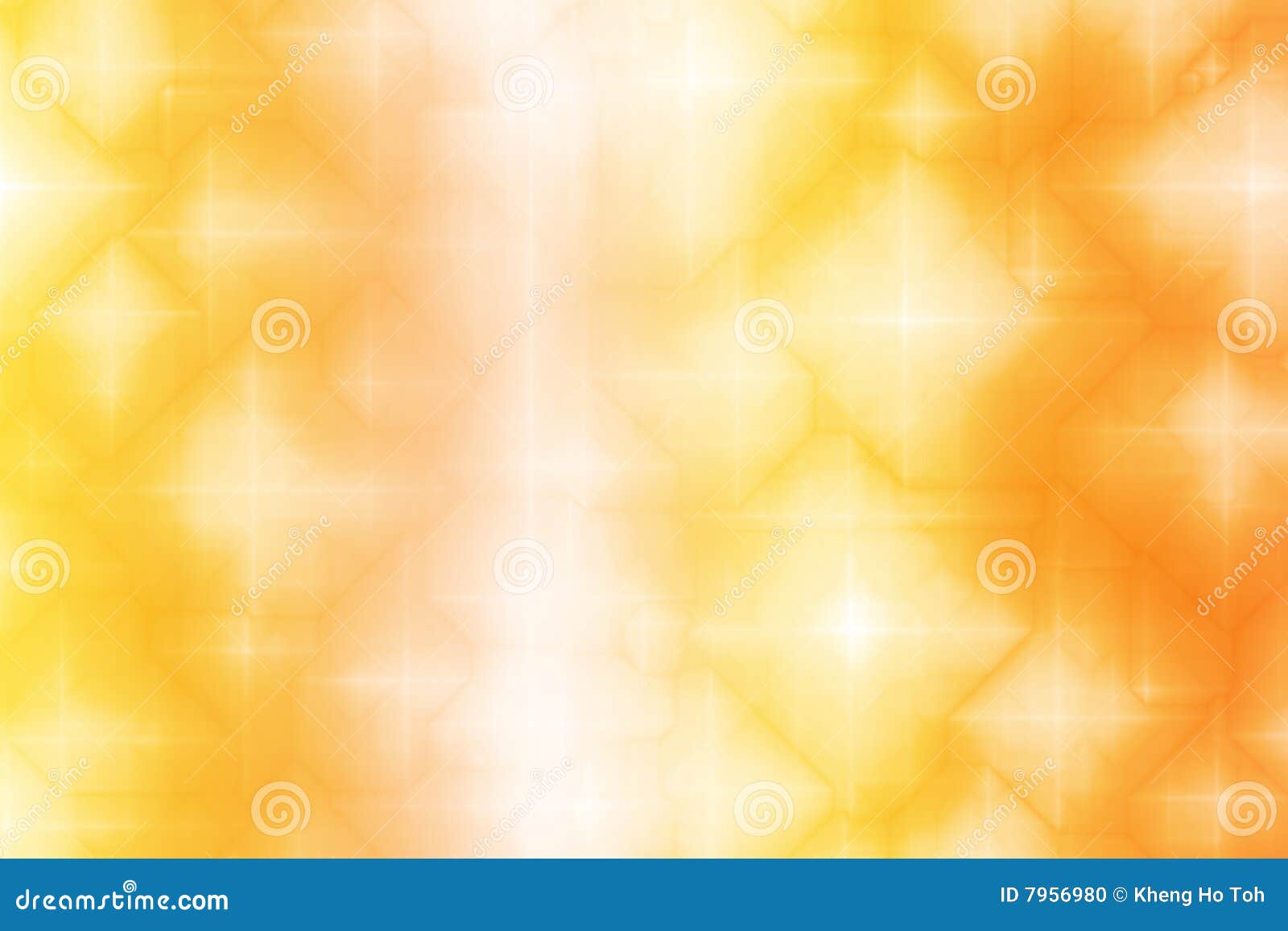 Orange White Magical Fantasy Abstract Background Stock Illustration ...