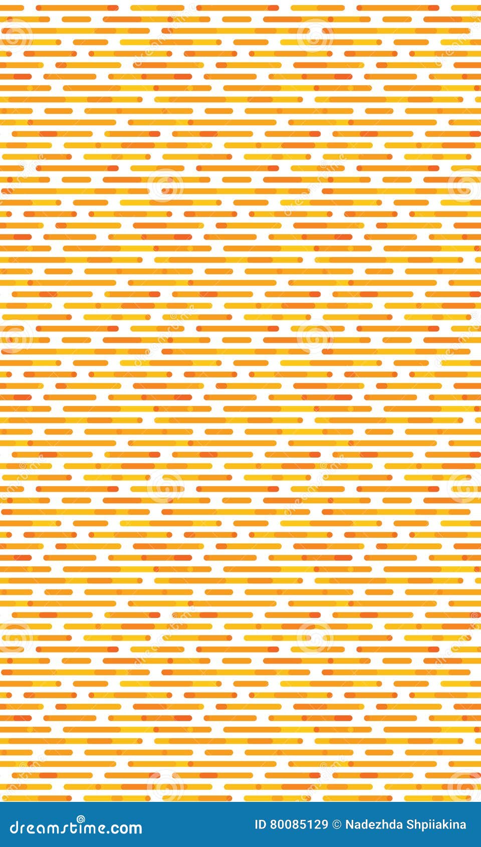 Orange and White Pattern. Vector Seamless Orange and White Pattern with ...