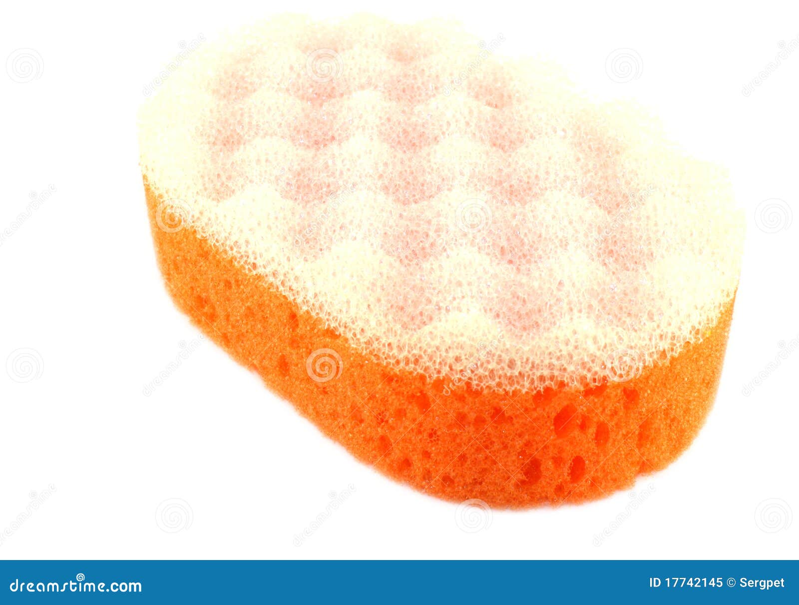 Orange&White sponge stock image. Image of textile - 17742145