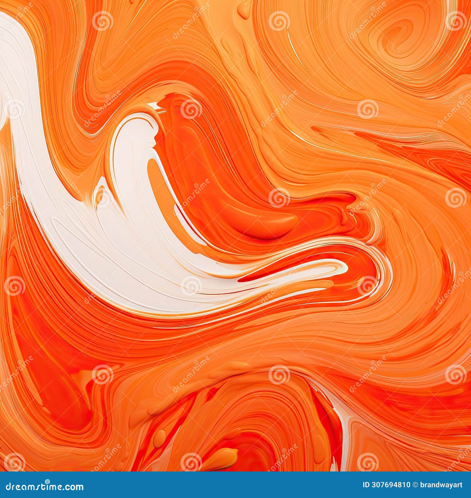 Orange and White Swirl Pattern Background Stock Illustration ...