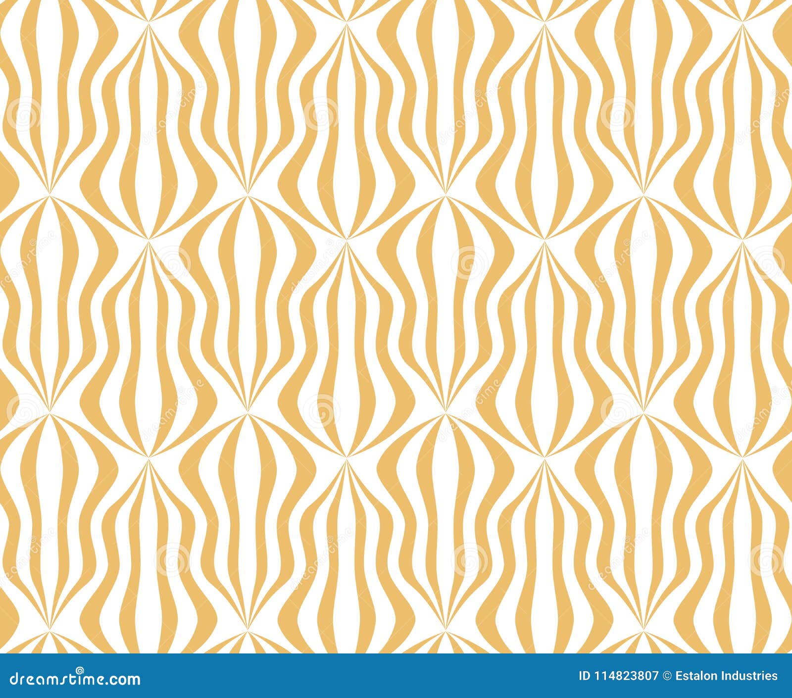 Orange on White Tear Drop Shaped Chinese Lantern Pattern Seamless ...