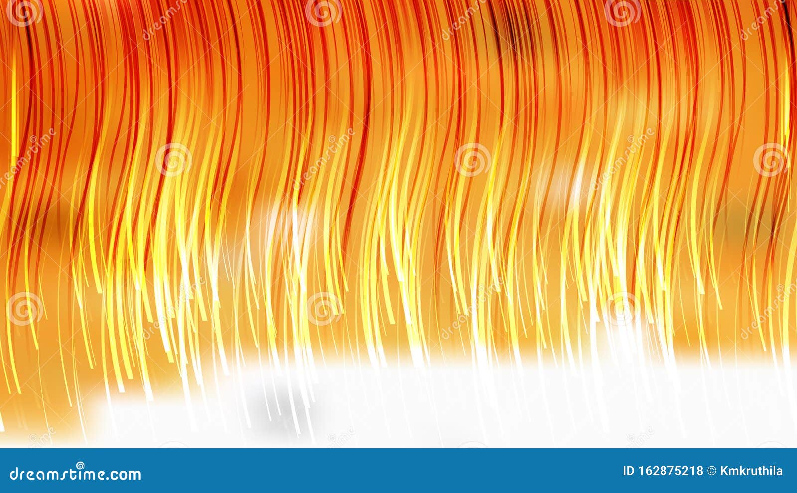 Orange and White Vertical Wavy Striped Lines Background Vector Art ...