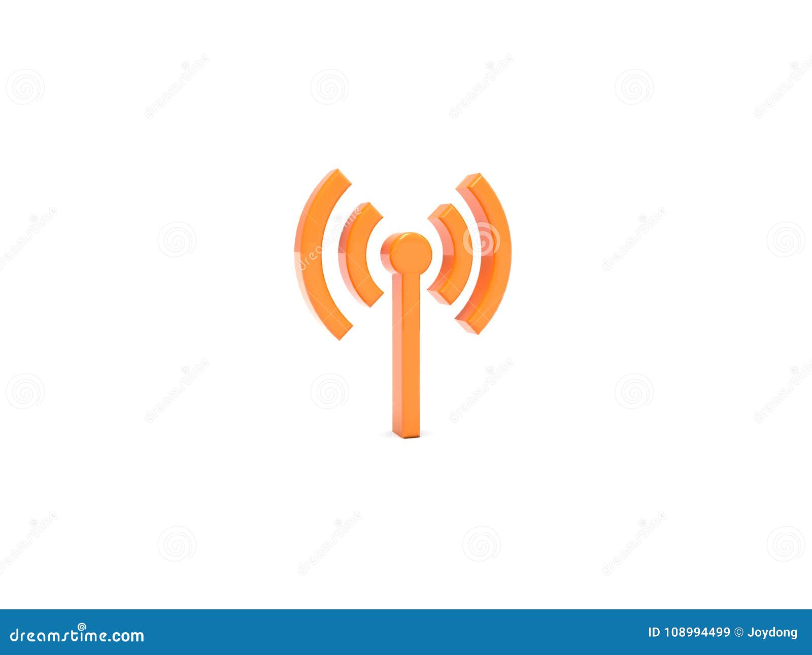 Orange WiFi icon stock illustration. Illustration of internet - 108994499