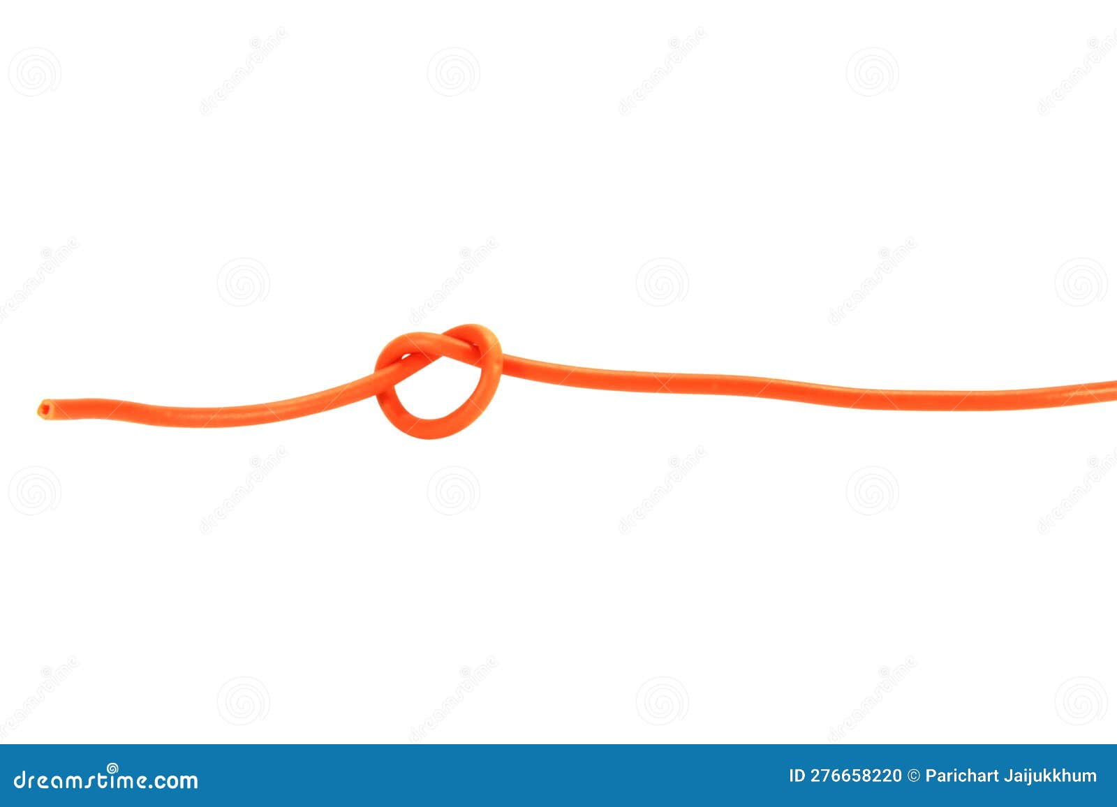 Orange Wire Cable of Usb and Adapter Isolated on White Background ...