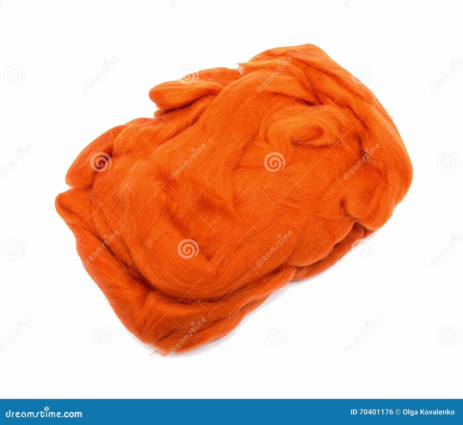 Orange wool fiber ball stock photo. Image of design, background - 70401176