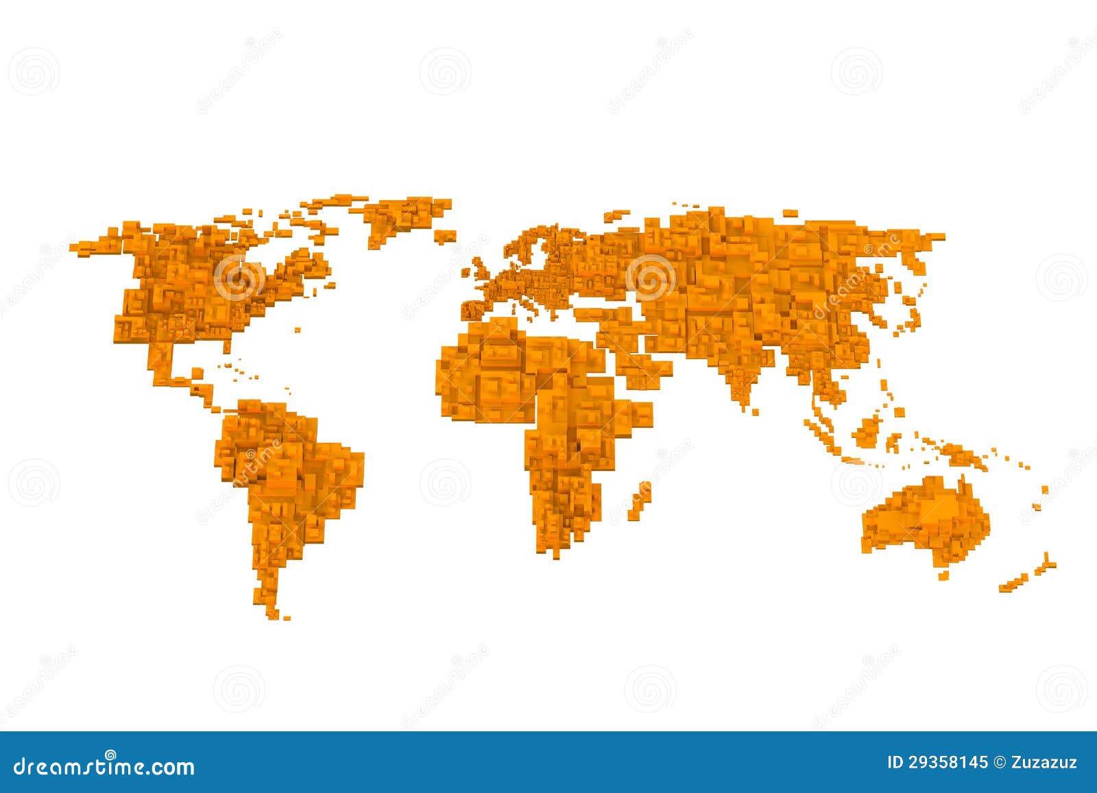 Orange world map stock illustration. Illustration of design - 29358145