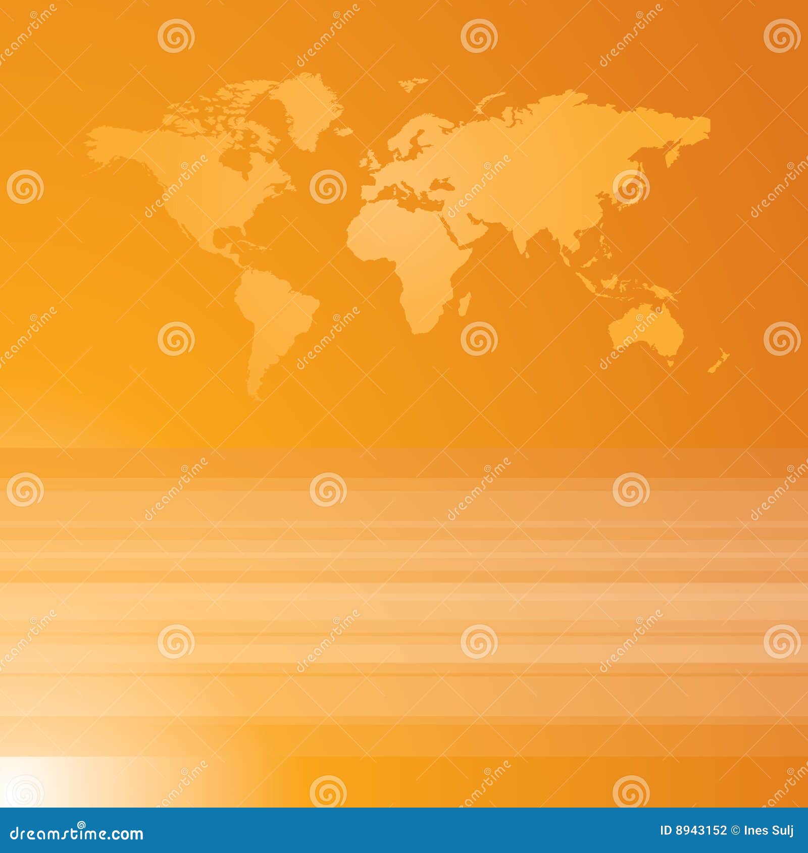 Orange World Map On Grey Background Royalty-Free Stock Photography ...