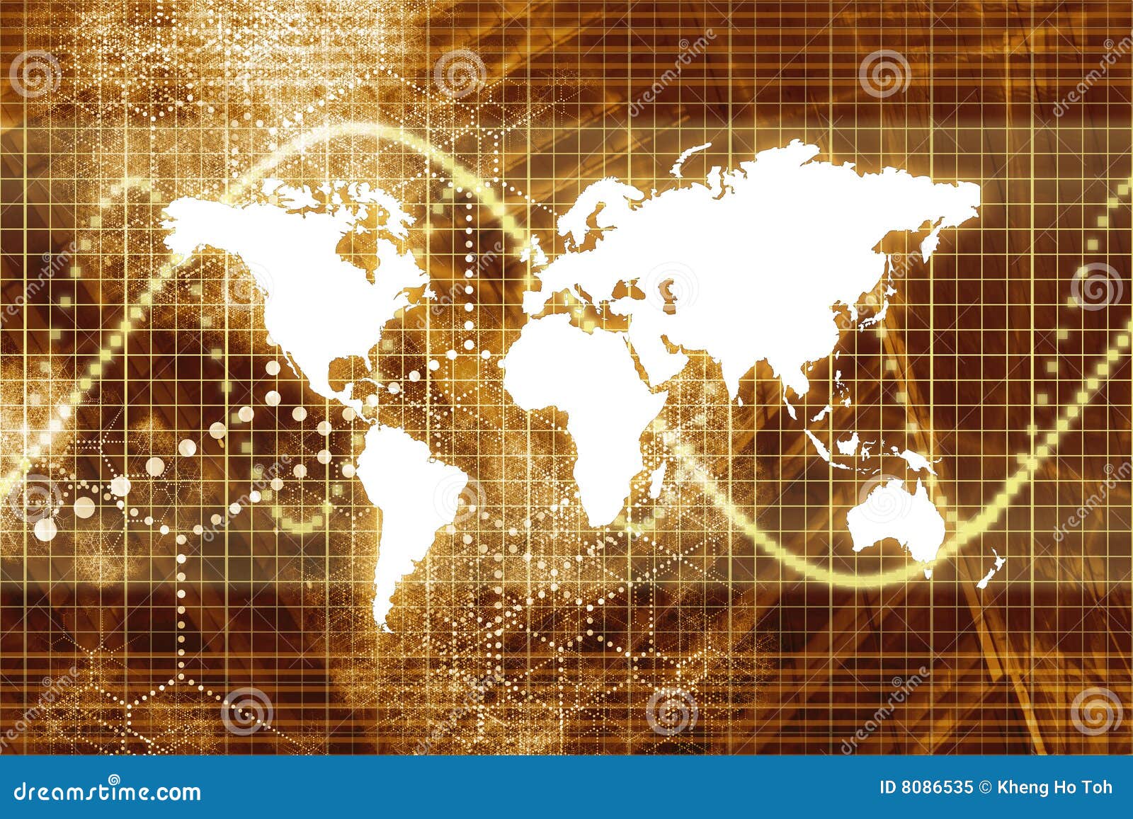 Orange Worldwide Business Communications Stock Illustration ...