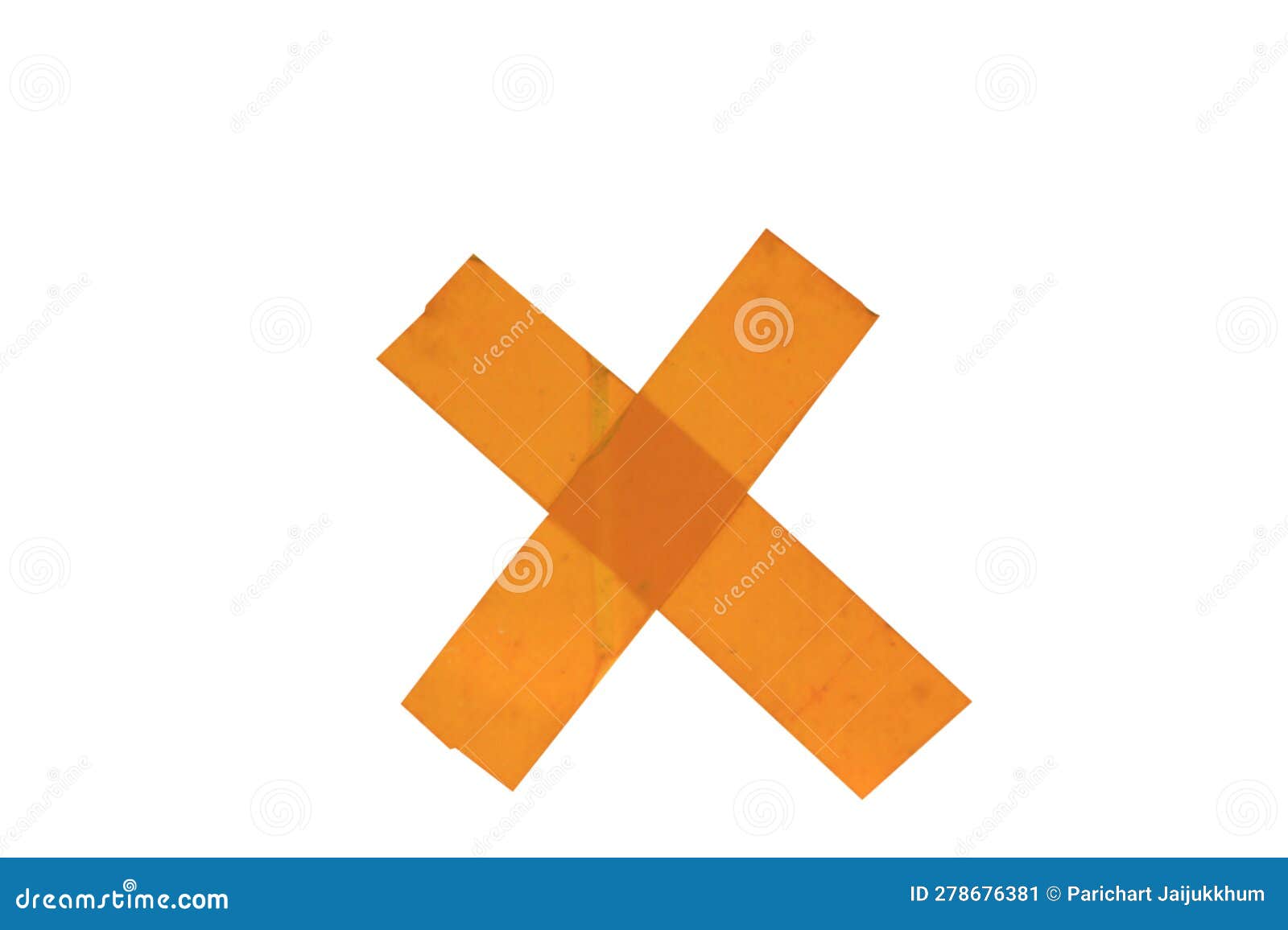 Orange Wrong Sign, Do Not Paste on the Wall, Made of Scotch Tape ...