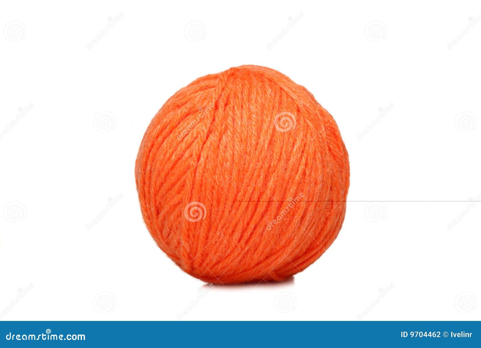 Yarn Ball Close-up With Blur Effect In Pink Color Royalty-Free Stock ...