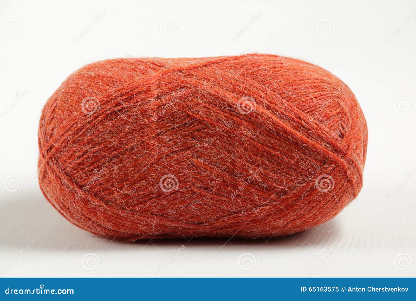 Orange yarn is isolated stock image. Image of turkey - 65163575