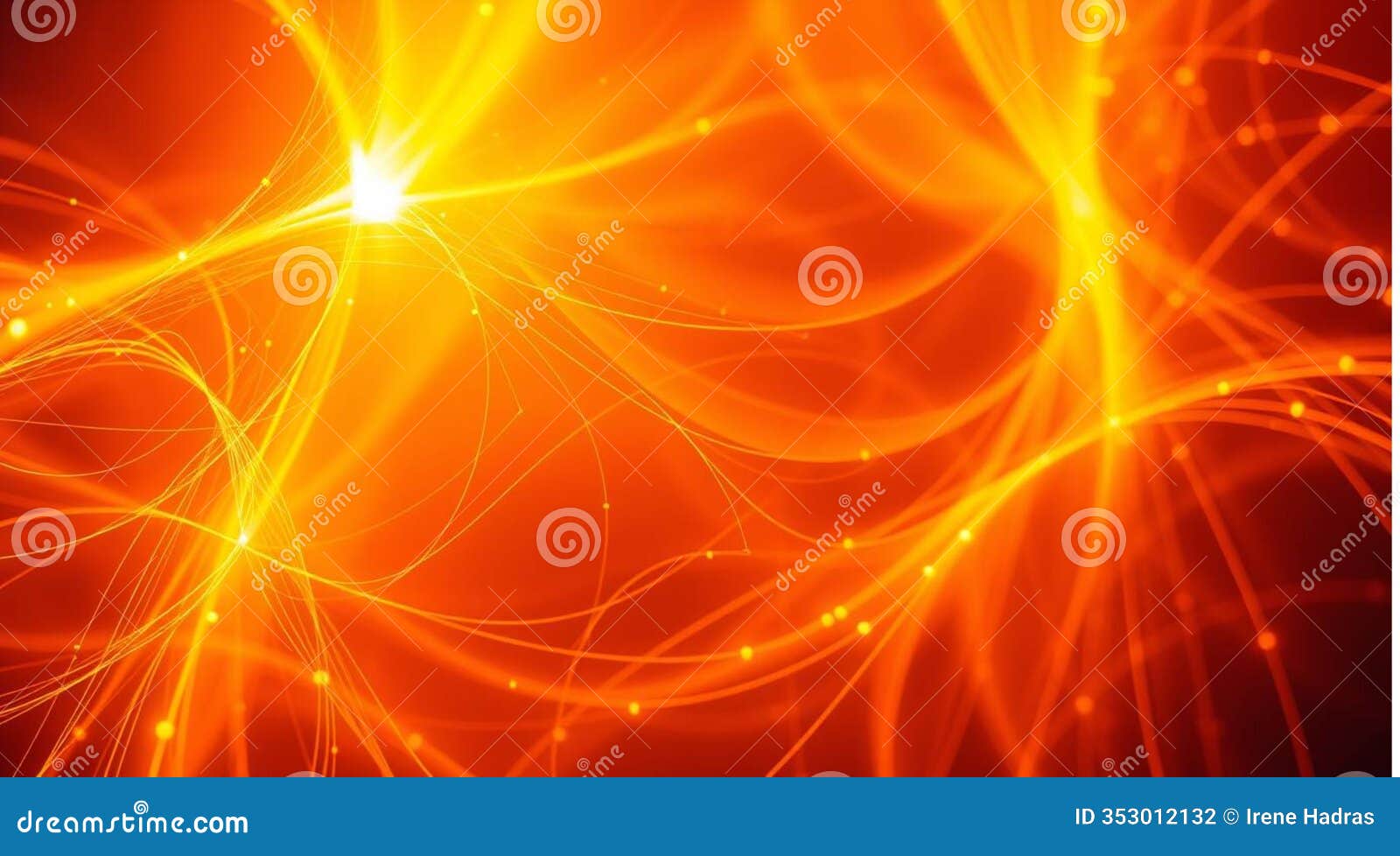 An Orange and Yellow Abstract Background Generated Stock Illustration ...