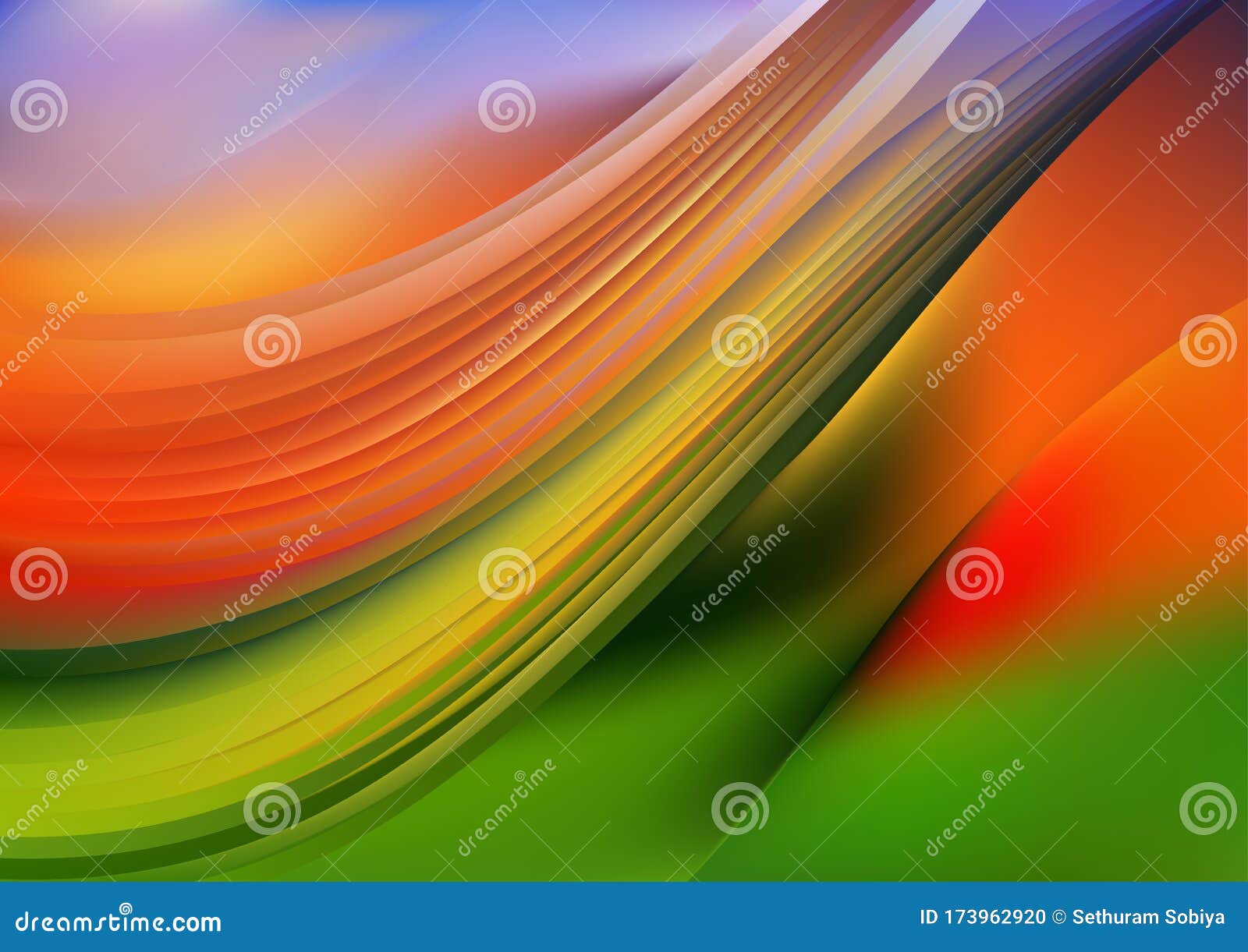 Orange Yellow Abstract Background Vector Illustration Design Stock