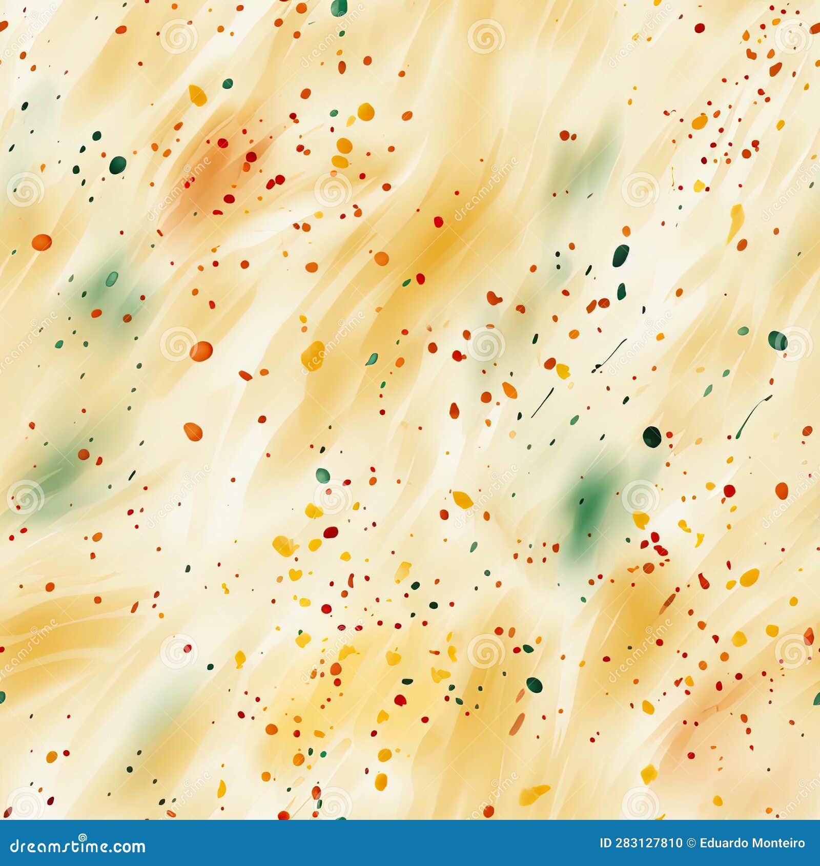 Orange and Yellow Background with Paint Splatters (tiled) Stock ...