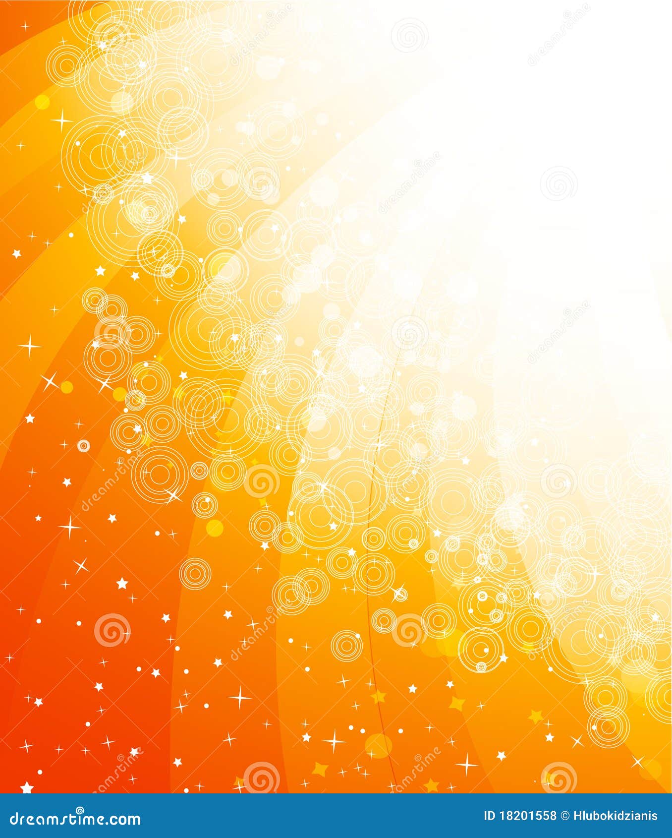 Orange Yellow Background with Star Stock Vector - Illustration of wave ...