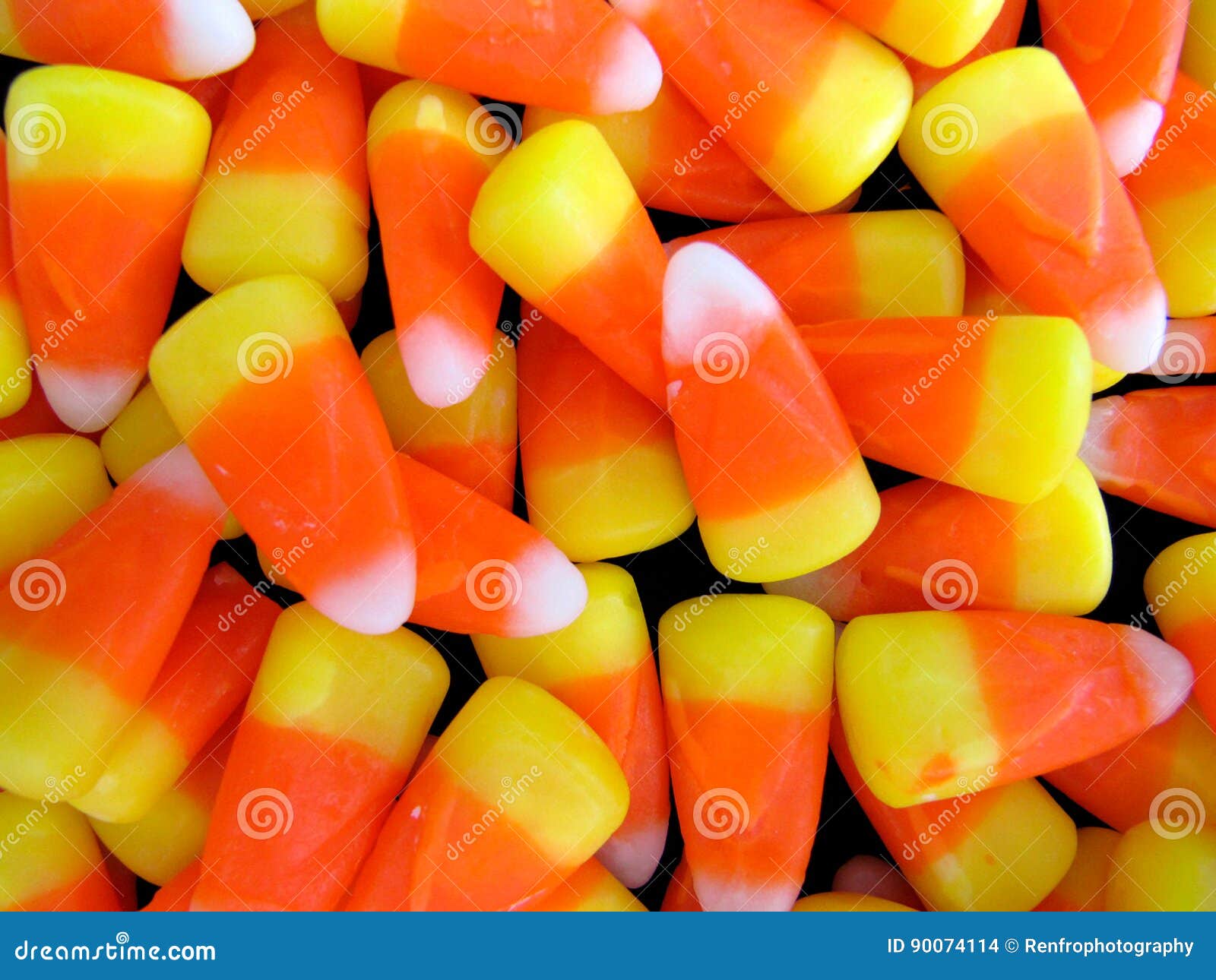 Orange and Yellow Candy Corn Stock Photo - Image of black, scrapbooking ...