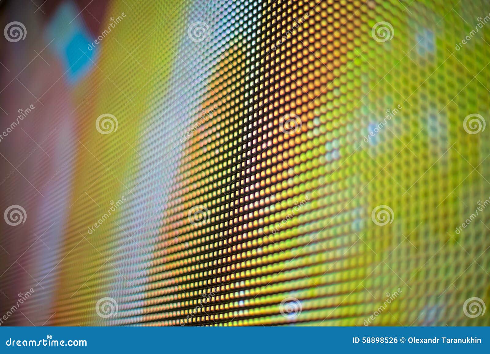 Orange and Yellow Colored LED Smd Screen Stock Photo - Image of ...