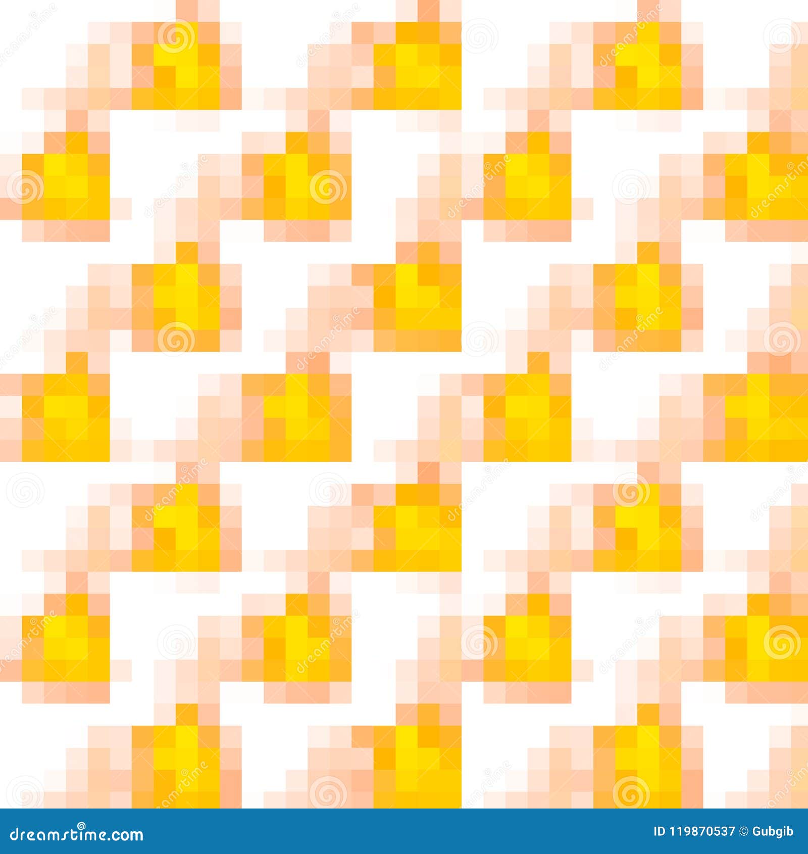 Orange and Yellow Geometric Pattern Stock Illustration - Illustration ...