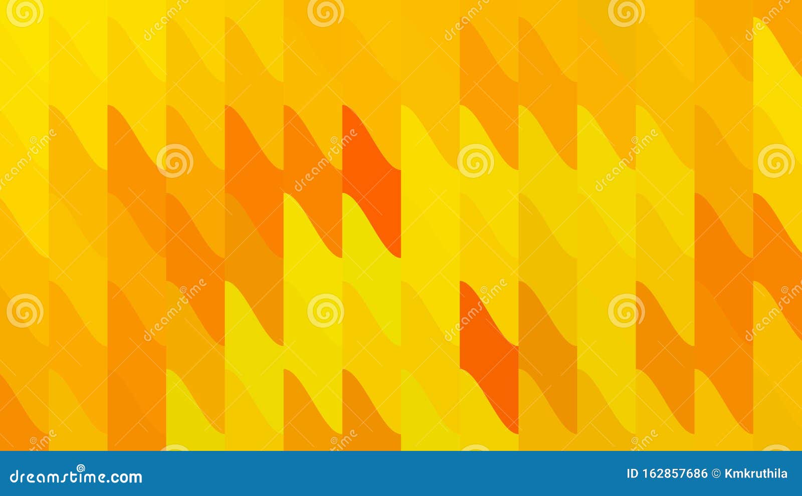 Orange and Yellow Geometric Shapes Background Stock Vector ...