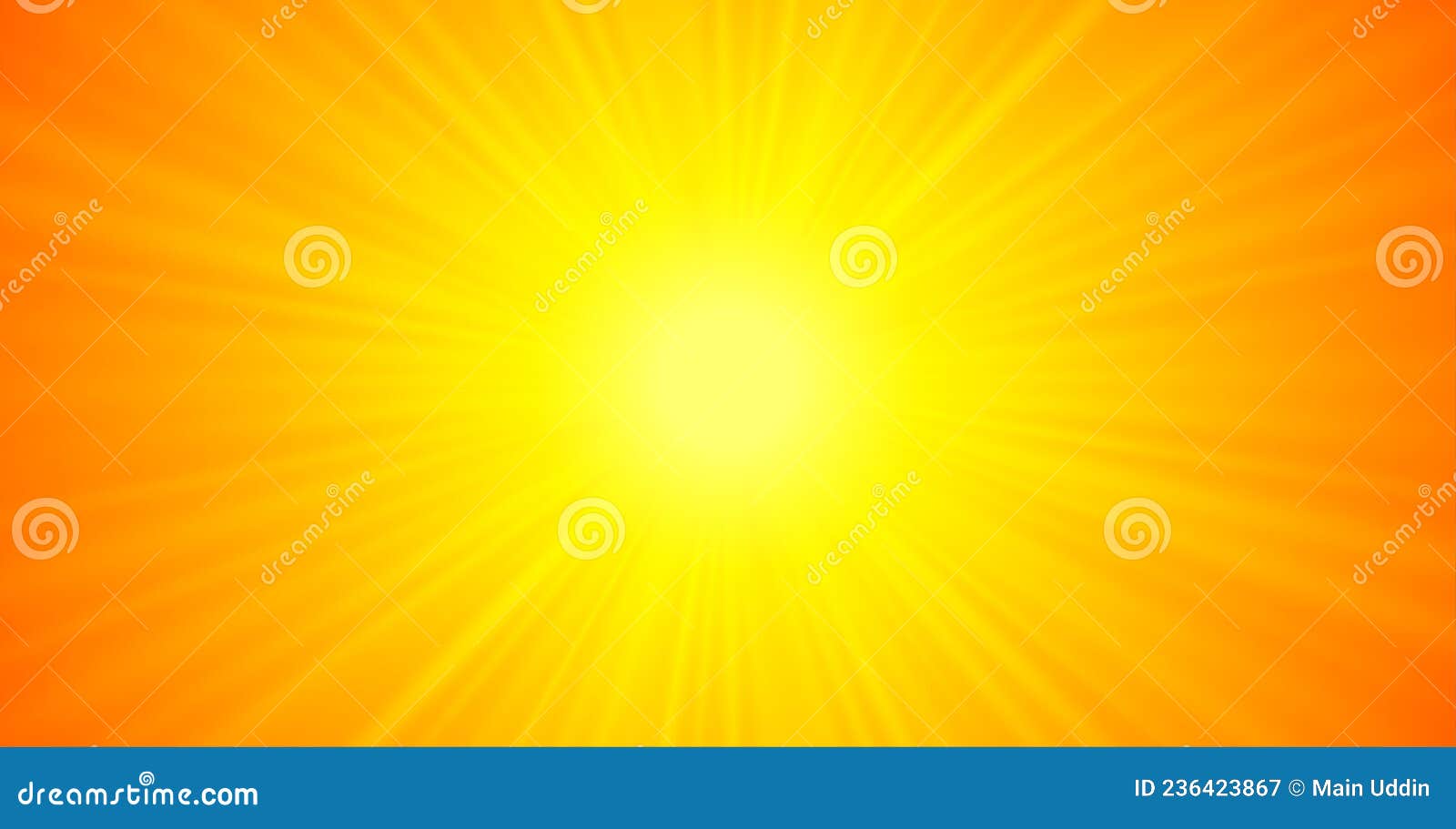 Orange and Yellow Glowing Rays Background Stock Vector - Illustration ...
