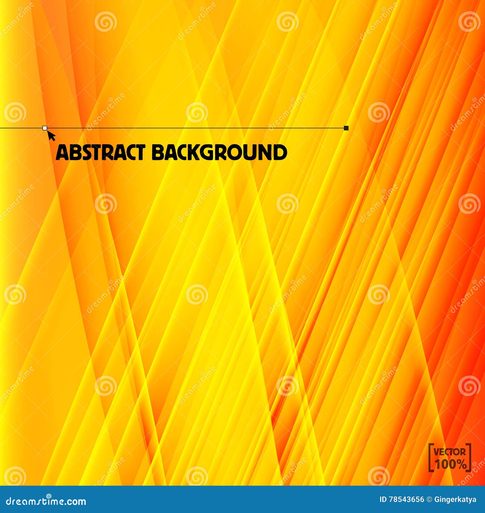 Orange and Yellow Stripes Vector Abstract Background Stock Vector ...