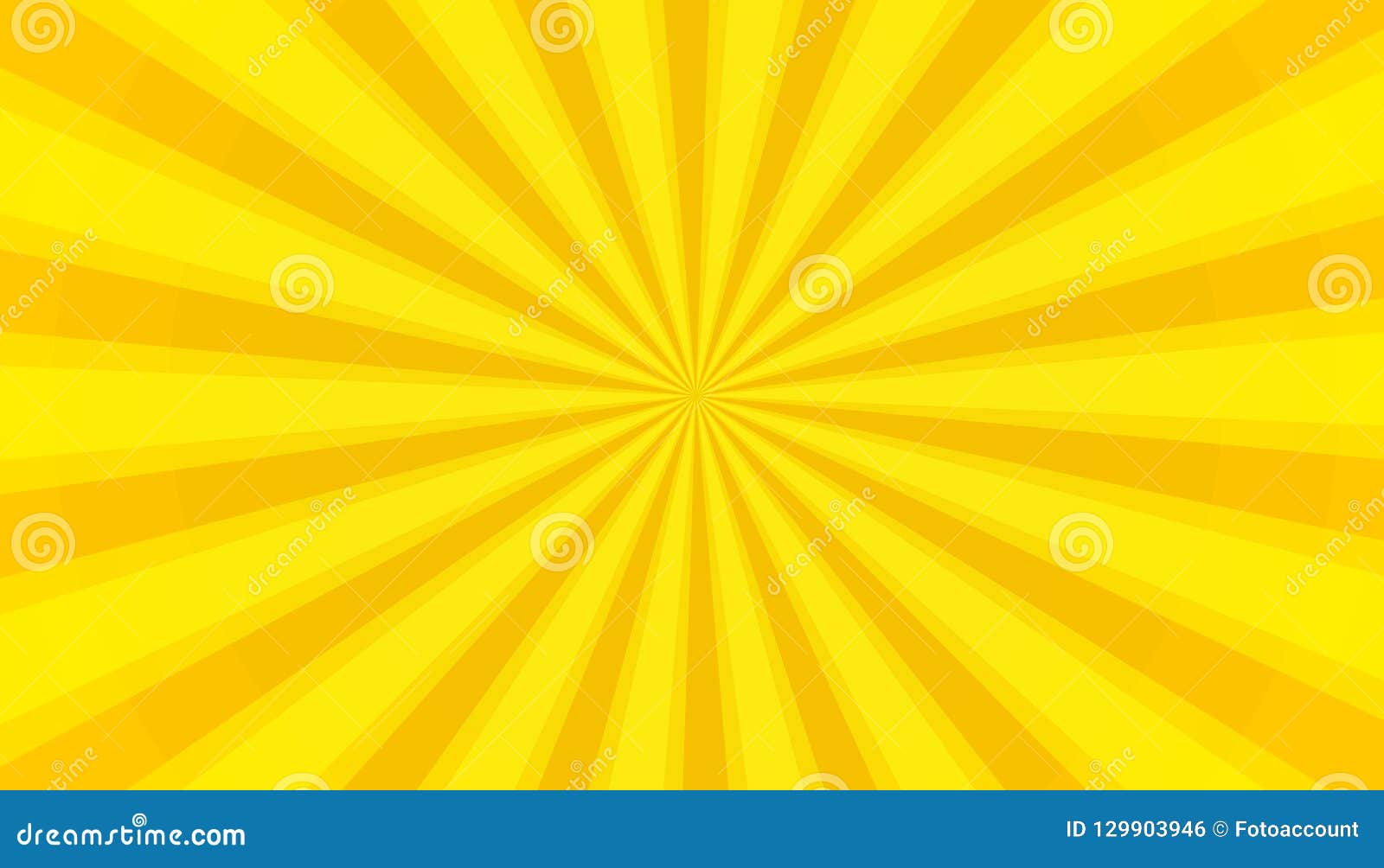 Yellow Sunburst Background - Vector Illustration Stock Vector ...