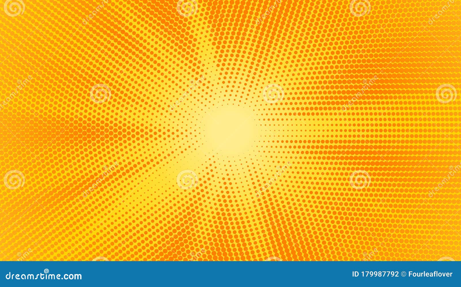 Orange and Yellow Sunburst Pattern Vector Illustration Stock Vector ...