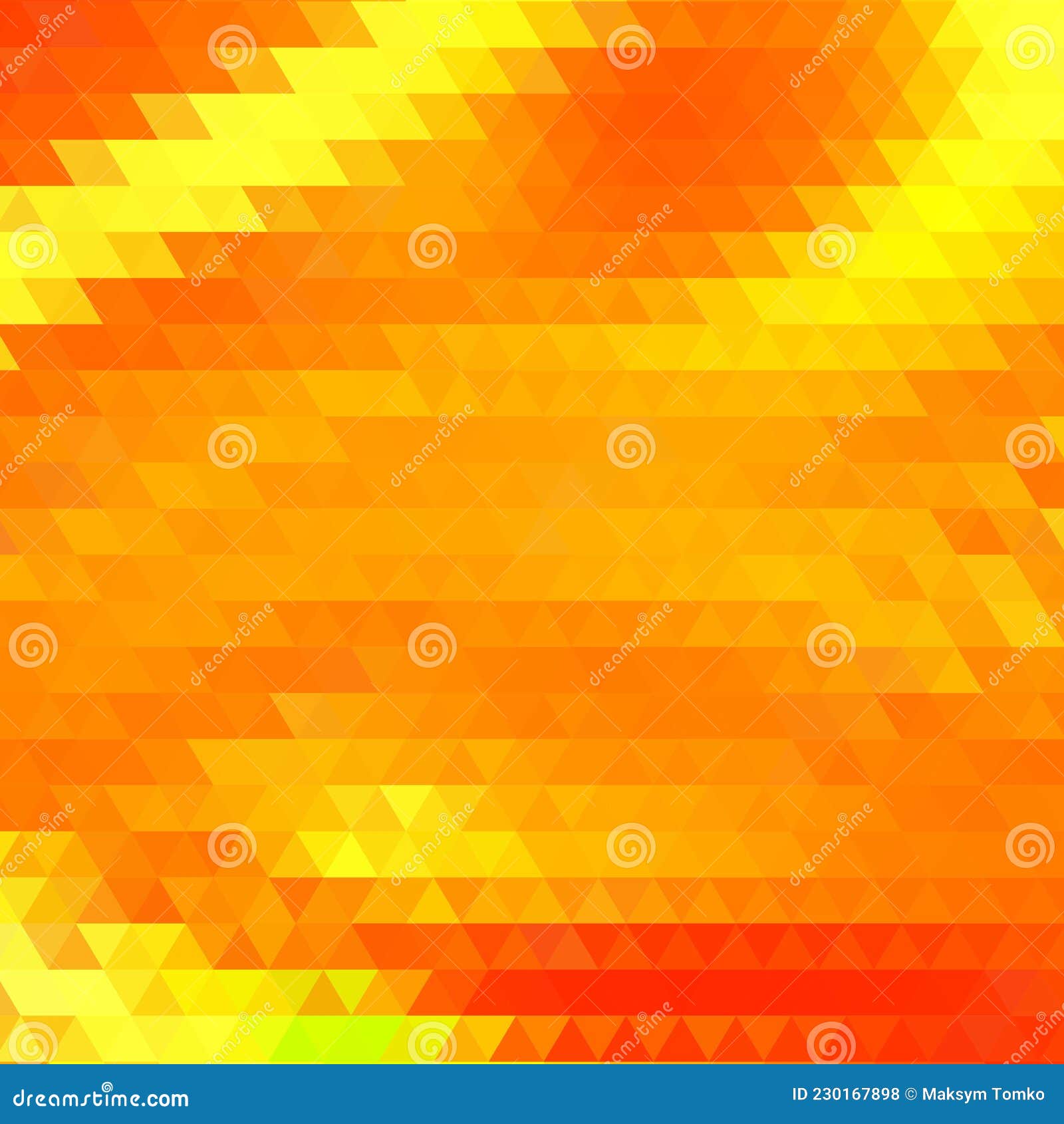 Orange and Yellow Triangles Background. Eps 10 Stock Illustration ...