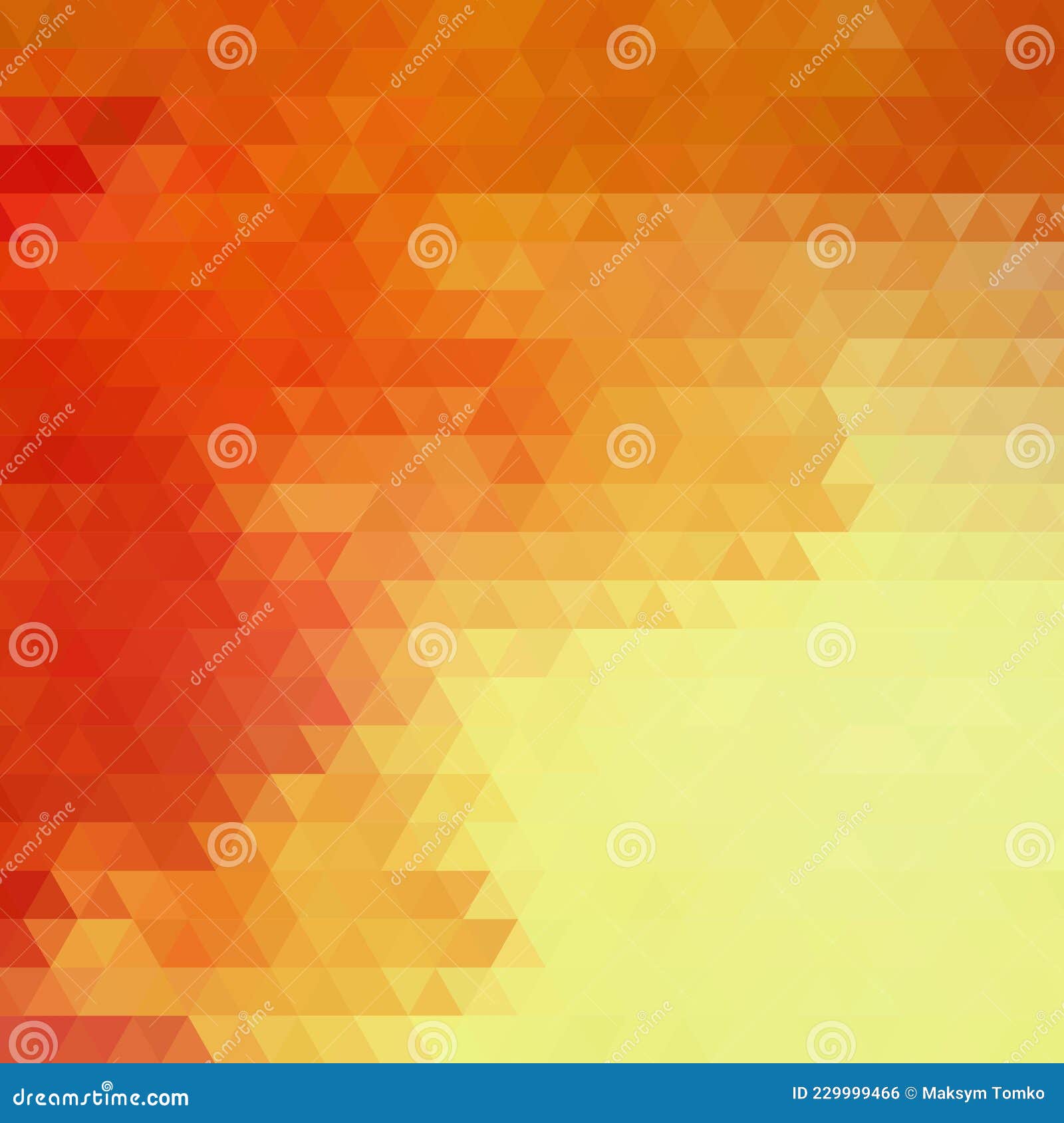 Orange and Yellow Triangles Background. Polygonal Style. Eps 10 Stock ...