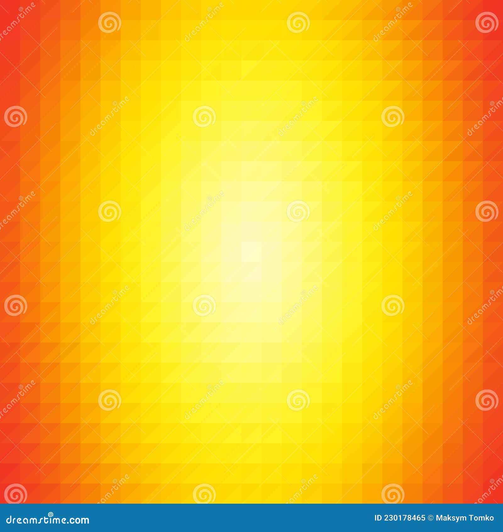 Orange and Yellow Triangles Design. Vector Abstract Background. Eps 10 ...