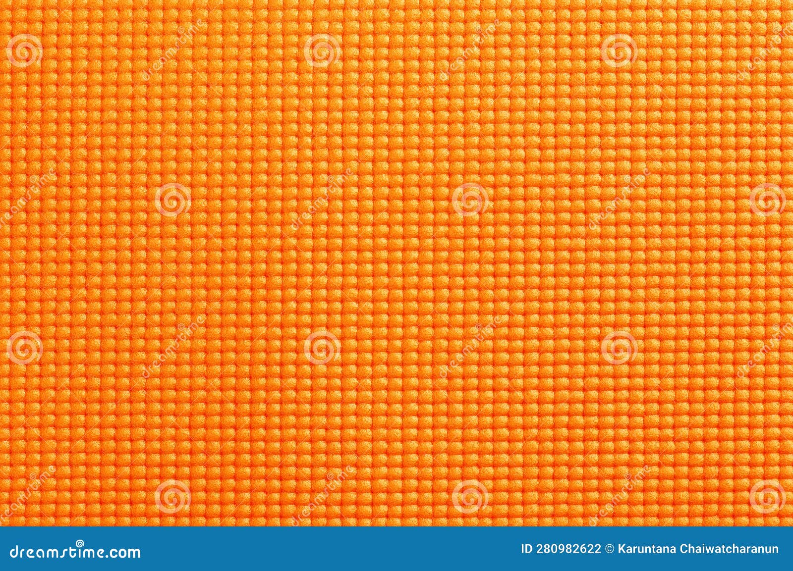 Orange Yoga Mat Texture, Pattern of Rubber for Background Stock Photo ...
