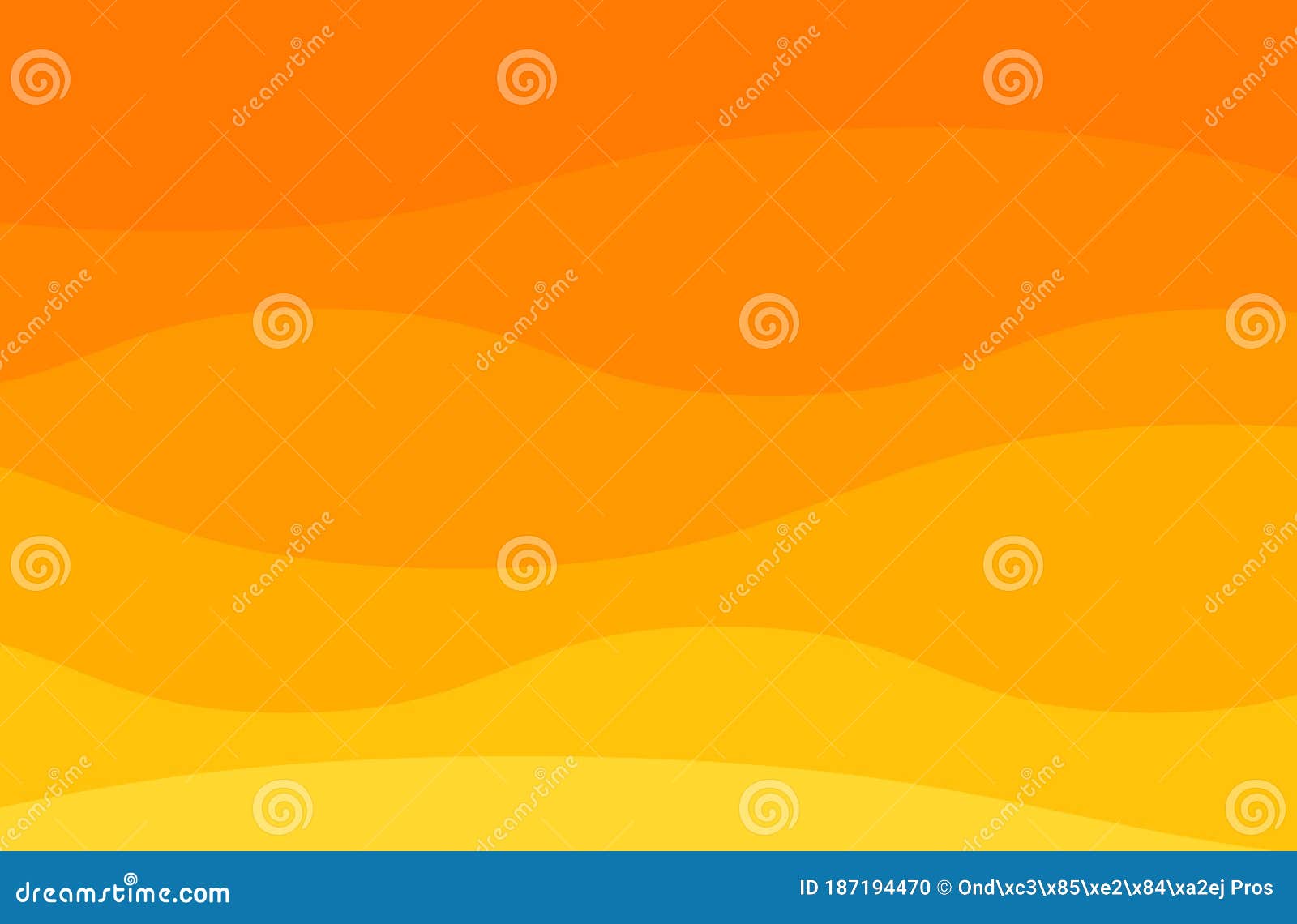 Orange Zigzag Wave Line. Aque Graphic, Abstract Background Stock Vector ...