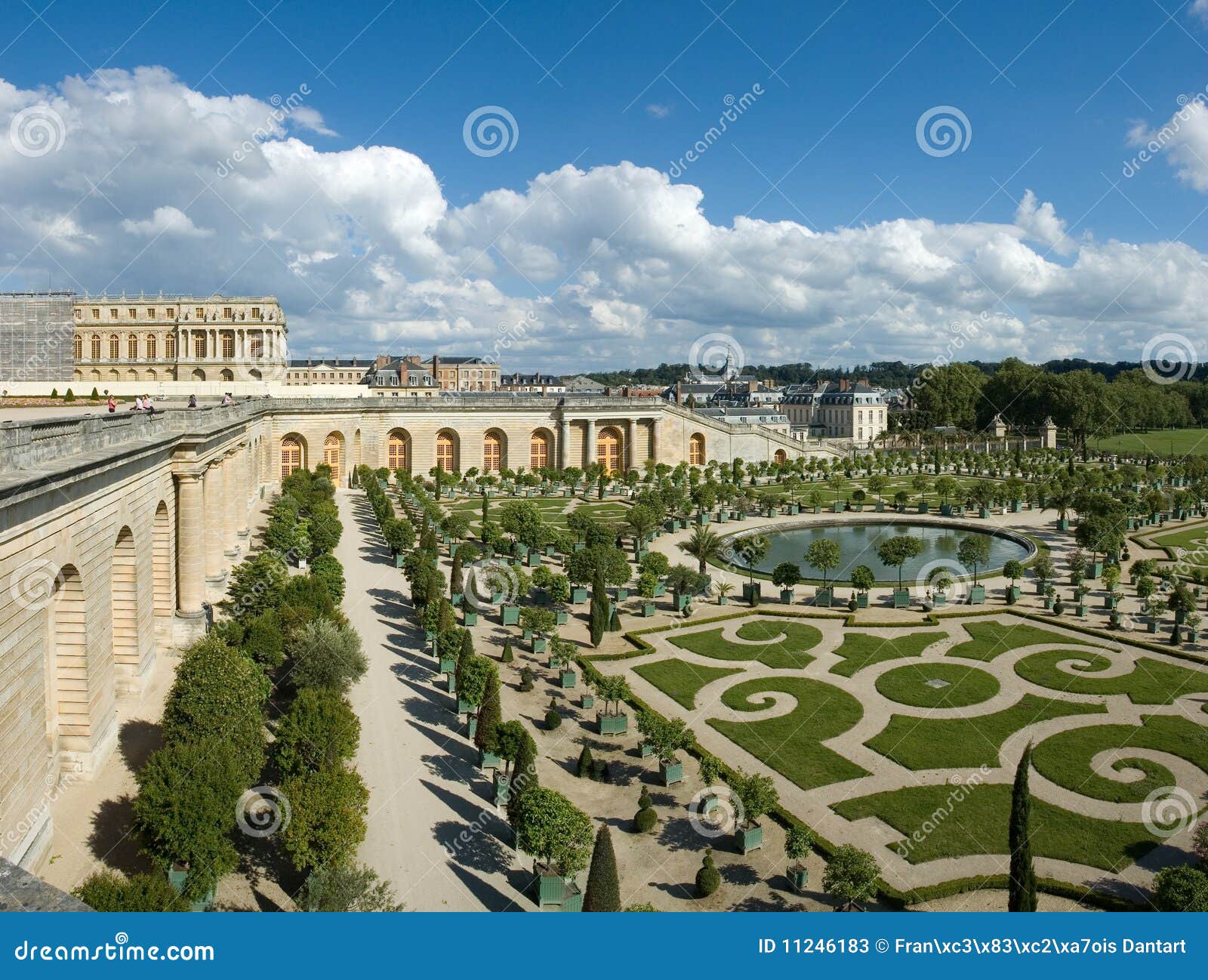 The Orangery in the Castle of Versailles Stock Image - Image of french ...