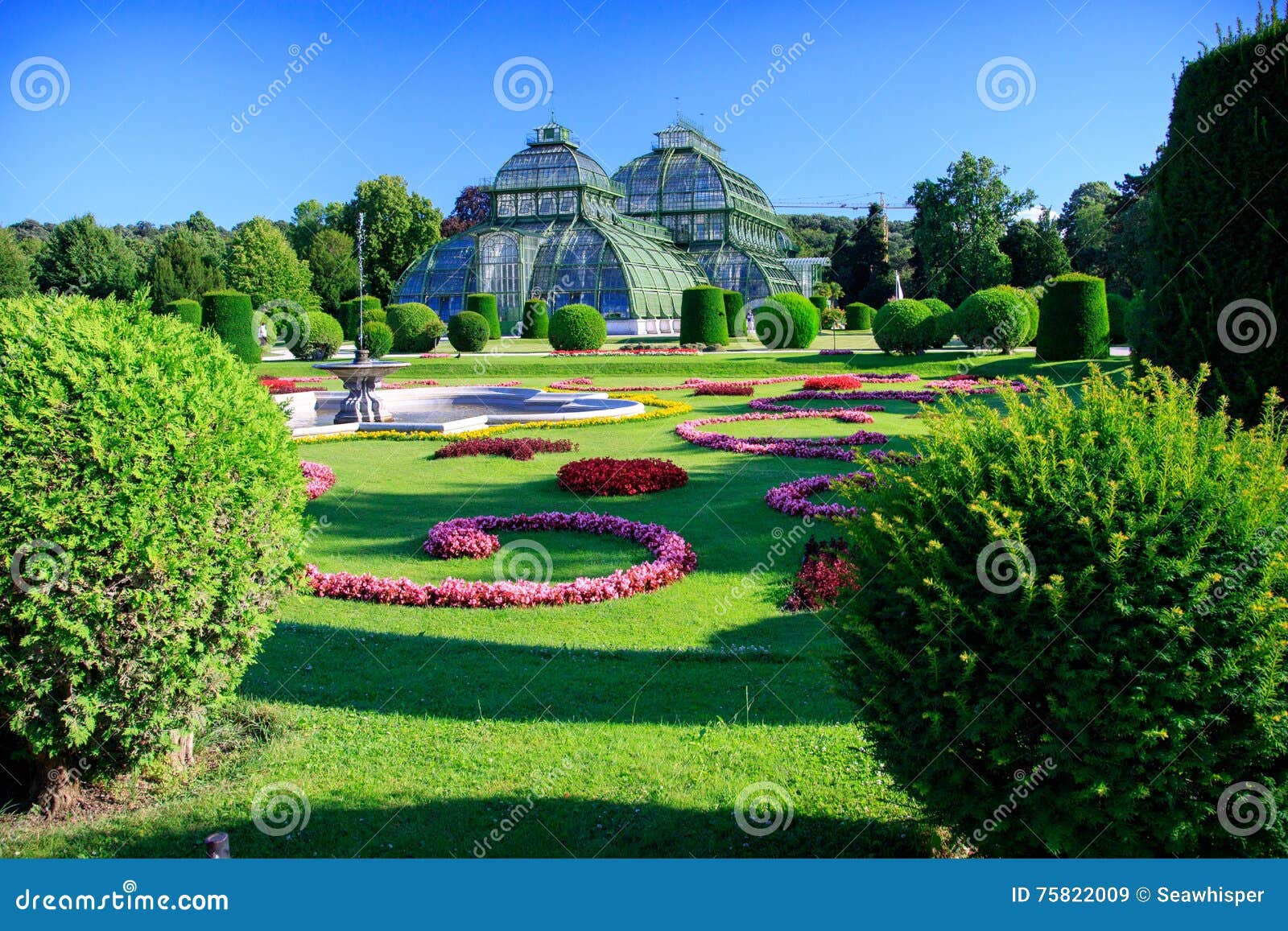 Orangery in the Park in Vienna Stock Image - Image of summer, famous ...