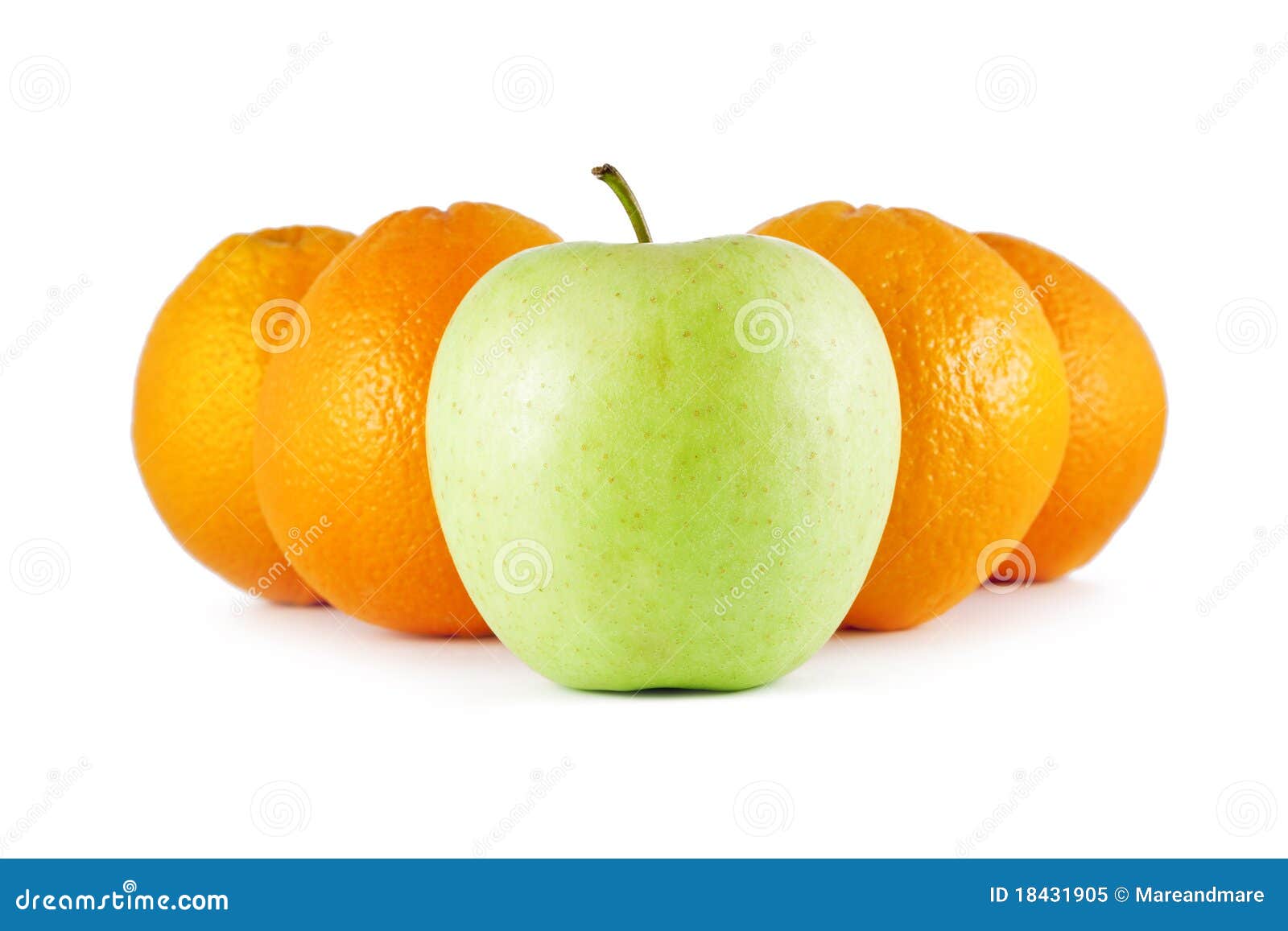 Oranges and apples stock image. Image of crop, sour, isolated - 18431905