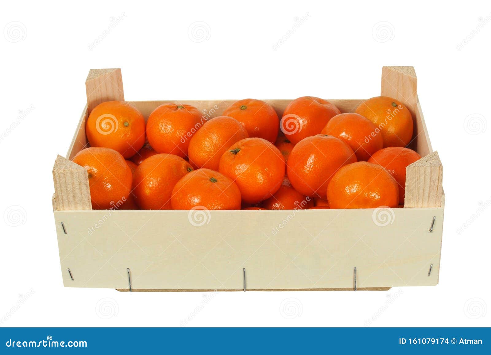 Oranges in a box stock photo. Image of healthy, mandarin - 161079174