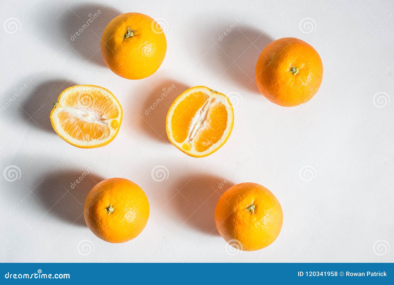 Oranges Flat Lay stock photo. Image of orange, citrus - 120341958
