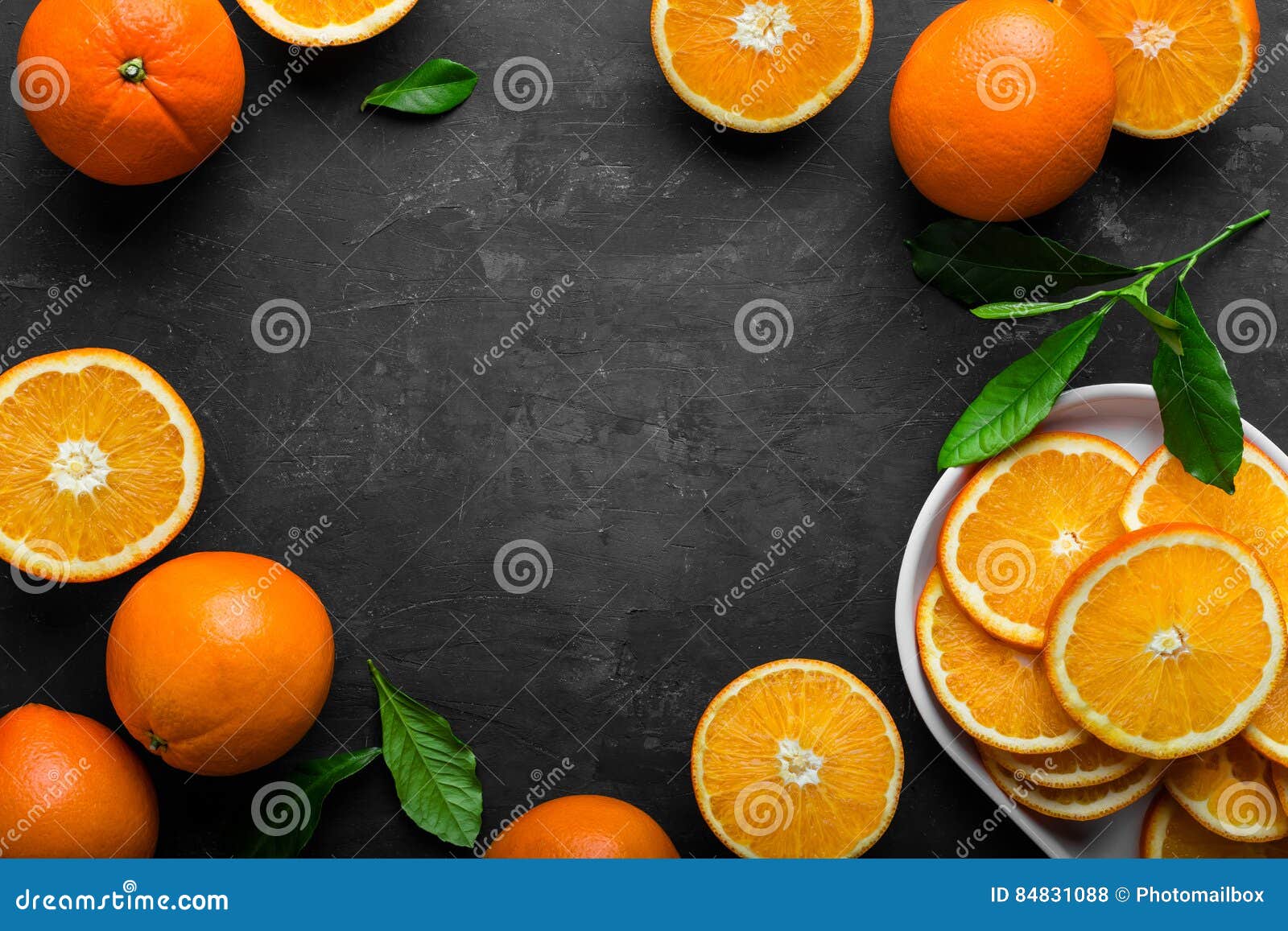 Oranges stock photo. Image of slice, sweet, tropical - 84831088