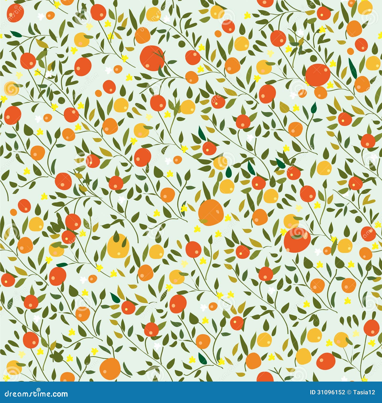Oranges Fruits Seamless Pattern Stock Vector - Illustration of food ...