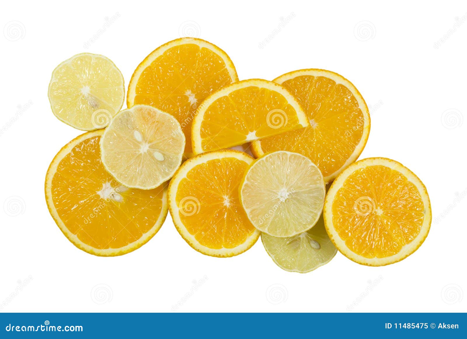 Oranges and lemons stock image. Image of fruit, segments - 11485475