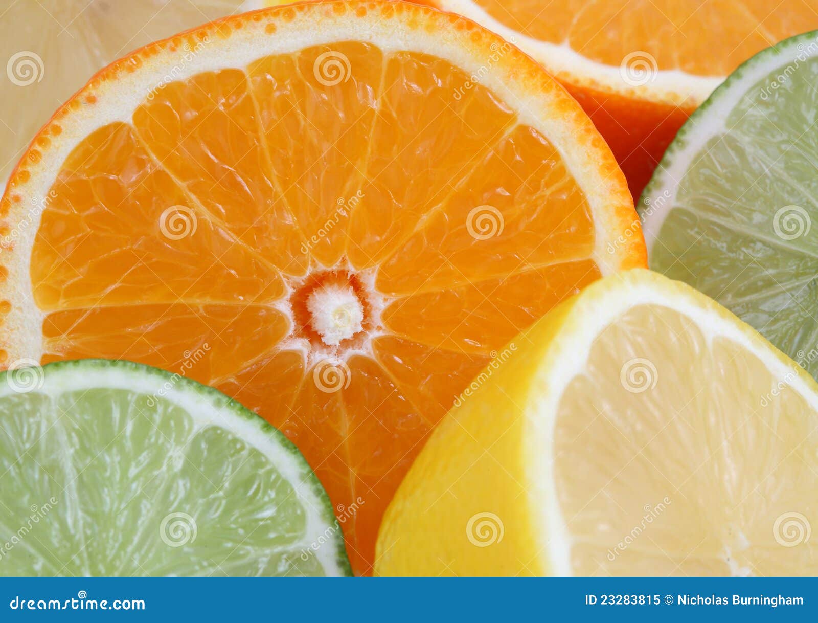 Oranges, Lemons, Limes, Citrus Fruits Stock Image - Image of sour ...