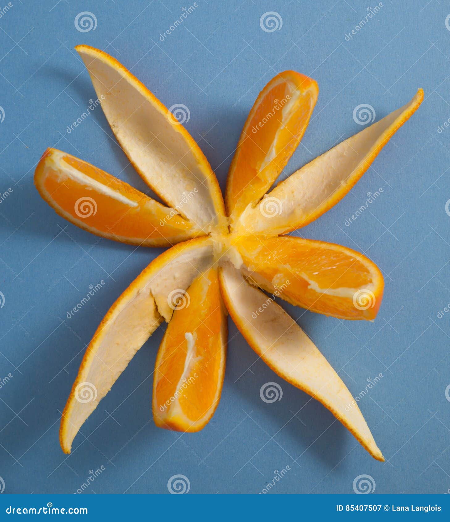 Oranges in a Nice Flower Shape Stock Image - Image of citrus, oranges ...