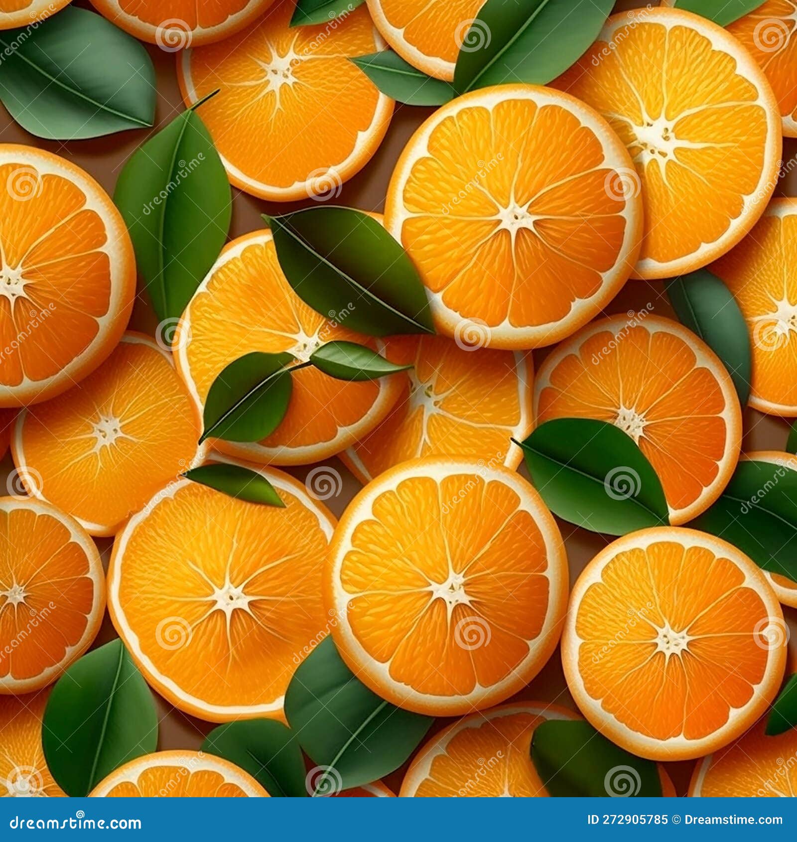 Oranges Pattern Realistic 2 Stock Illustration - Illustration of circle ...