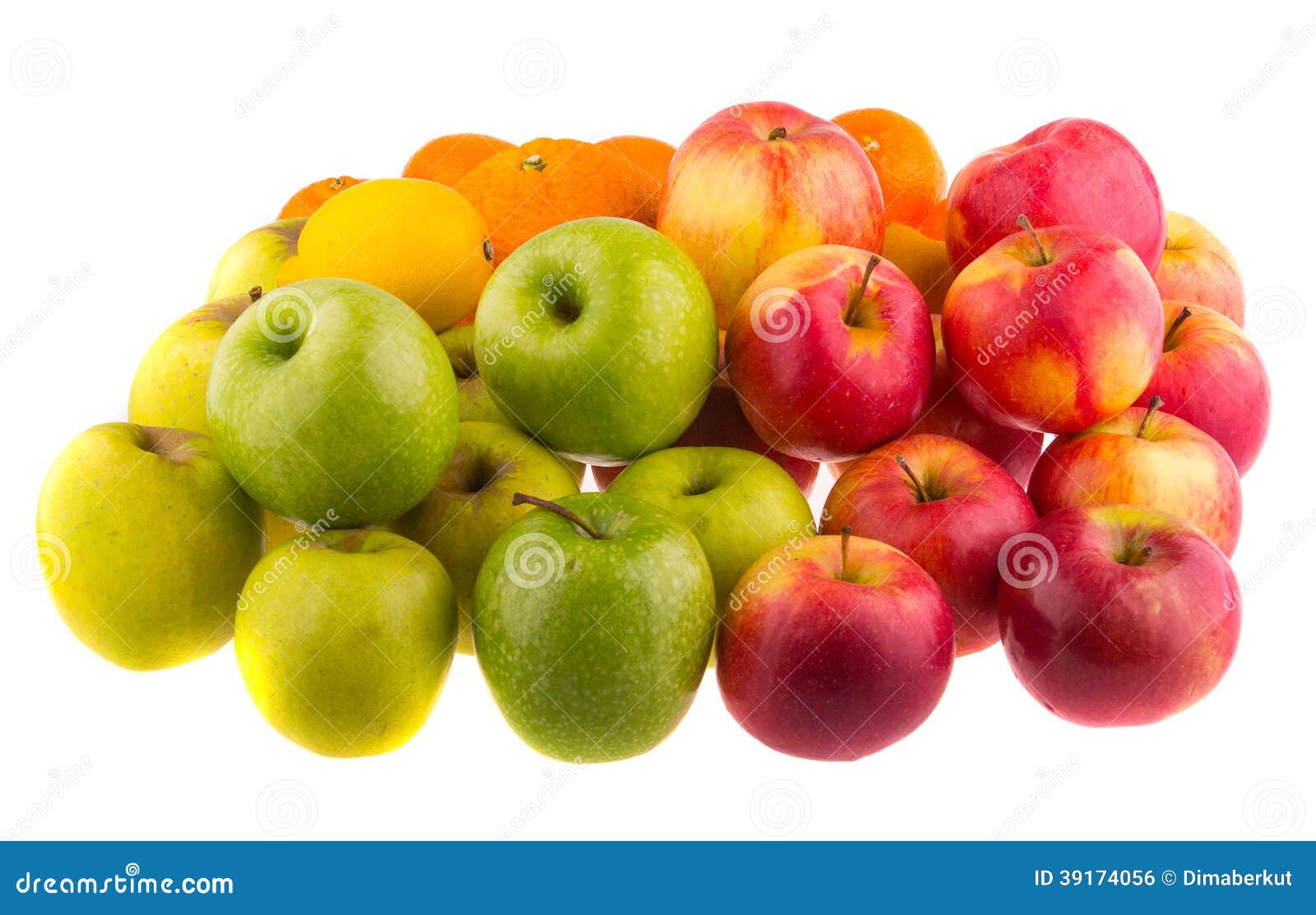 Oranges, Red and Green Apples . Fruit. Stock Photo - Image of ...