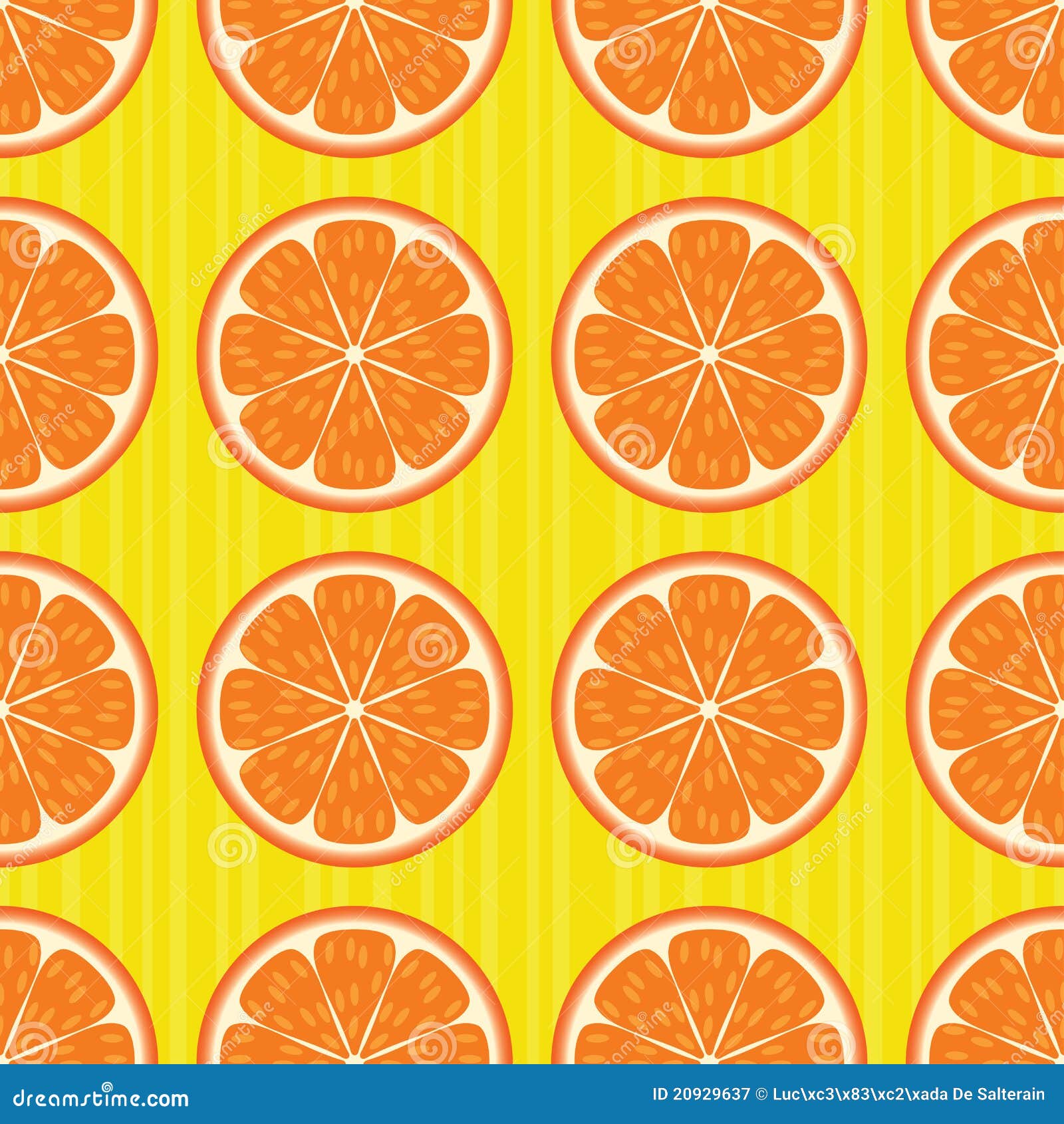 Oranges seamless pattern stock vector. Illustration of tropical - 20929637