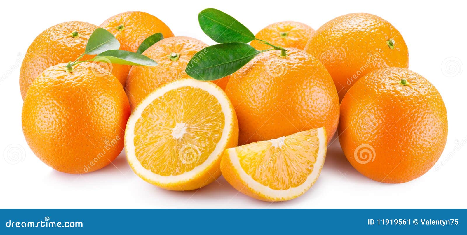 Oranges with segments stock image. Image of juice, isolated - 11919561