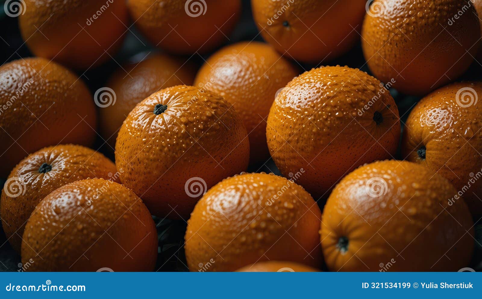 Oranges Stacked on Top of Each Other, Halved. Stock Image - Image of ...
