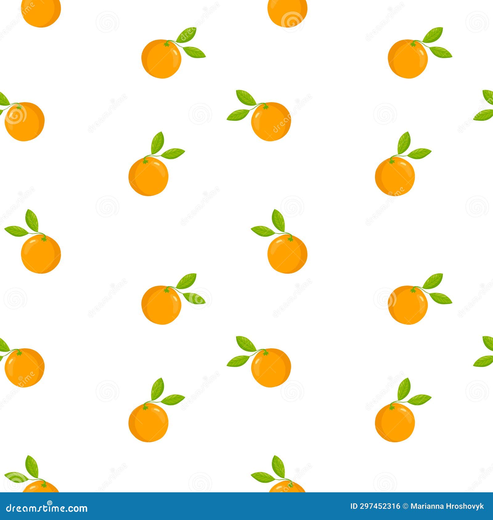 Oranges Vector Seamless Pattern, Wrapping Paper, Packaging Design Stock ...