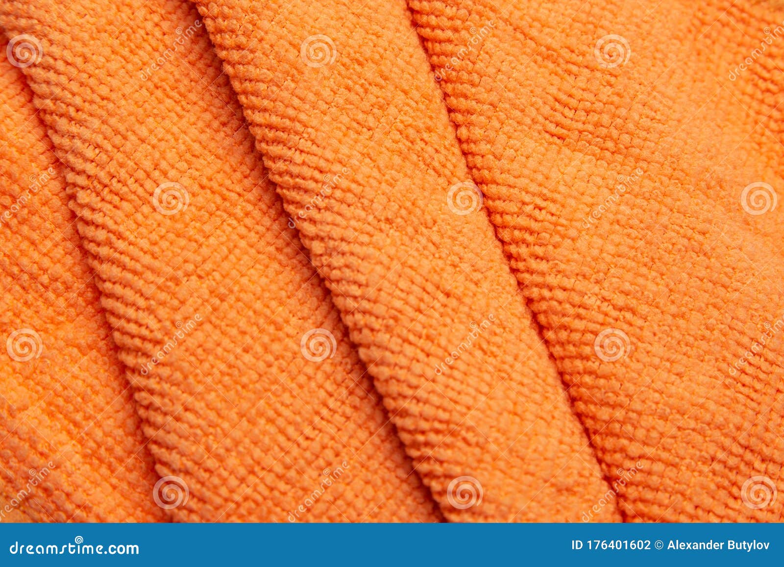 Orangeus Microfiber Tissue. Texture Close Up Stock Photo - Image of ...