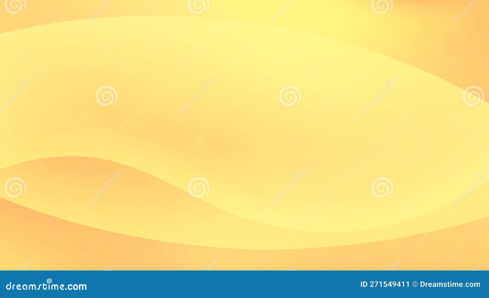 Orangy Yellow Background with Rounded Shapes. Smooth Vector Pattern ...